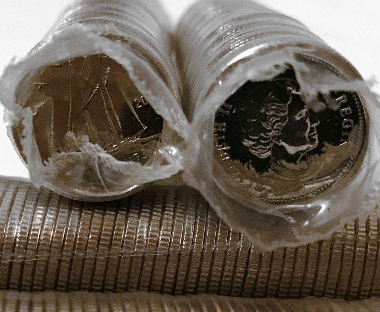 2003-P New Effigy Canada Ten Cent Dime Original Sealed Roll - CoinHutt